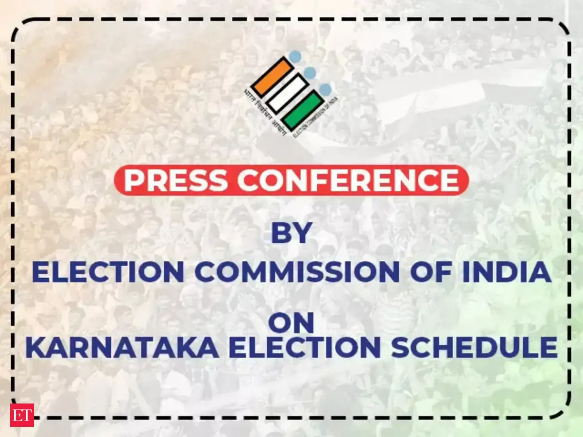 Karnataka Election 2023: Press Conference by ECI on Karnataka Assembly ...
