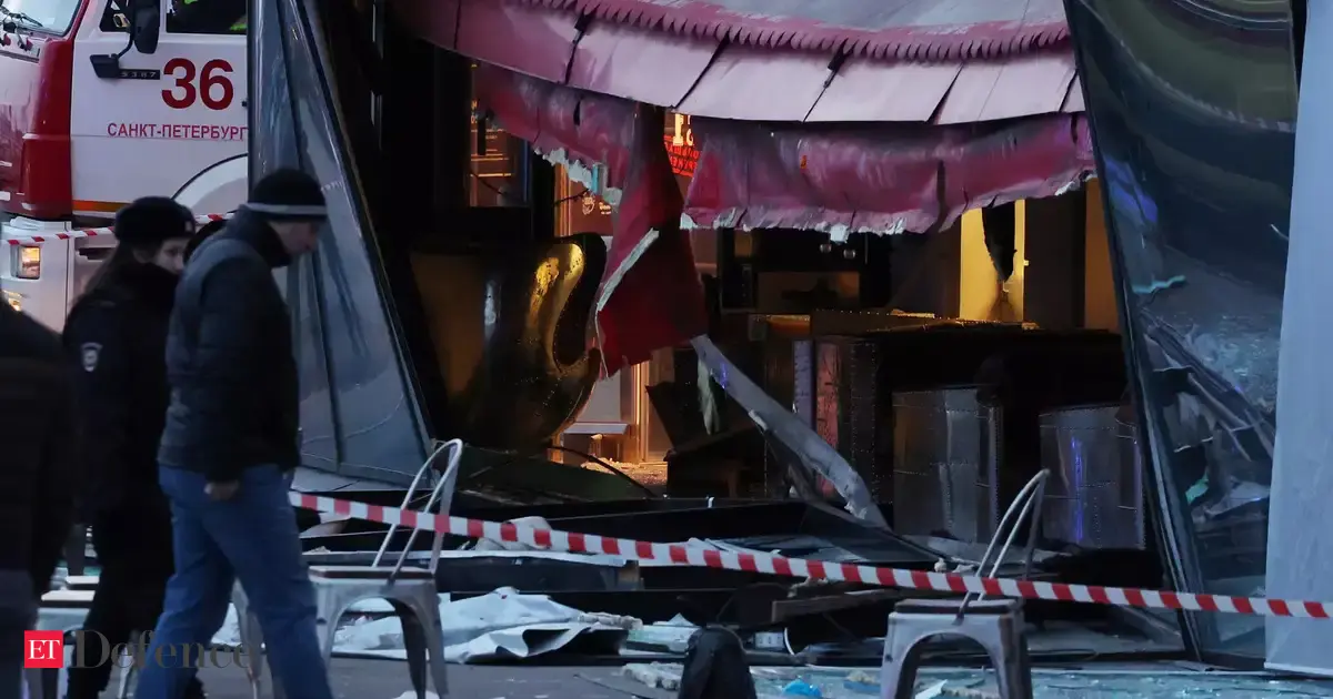 Explosion in Russian cafe kills military blogger - The Economic Times