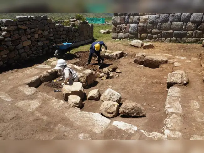500-year-old ceremonial bath found in central Peru - The Economic Times