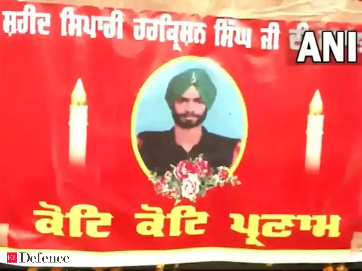 sepoy harkrishan singh: Poonch attack: Tributes pour in as mortal ...