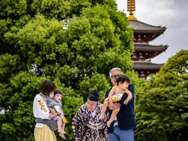 japan baby sumo festival: Japan's 'crying baby sumo' festival returns ...