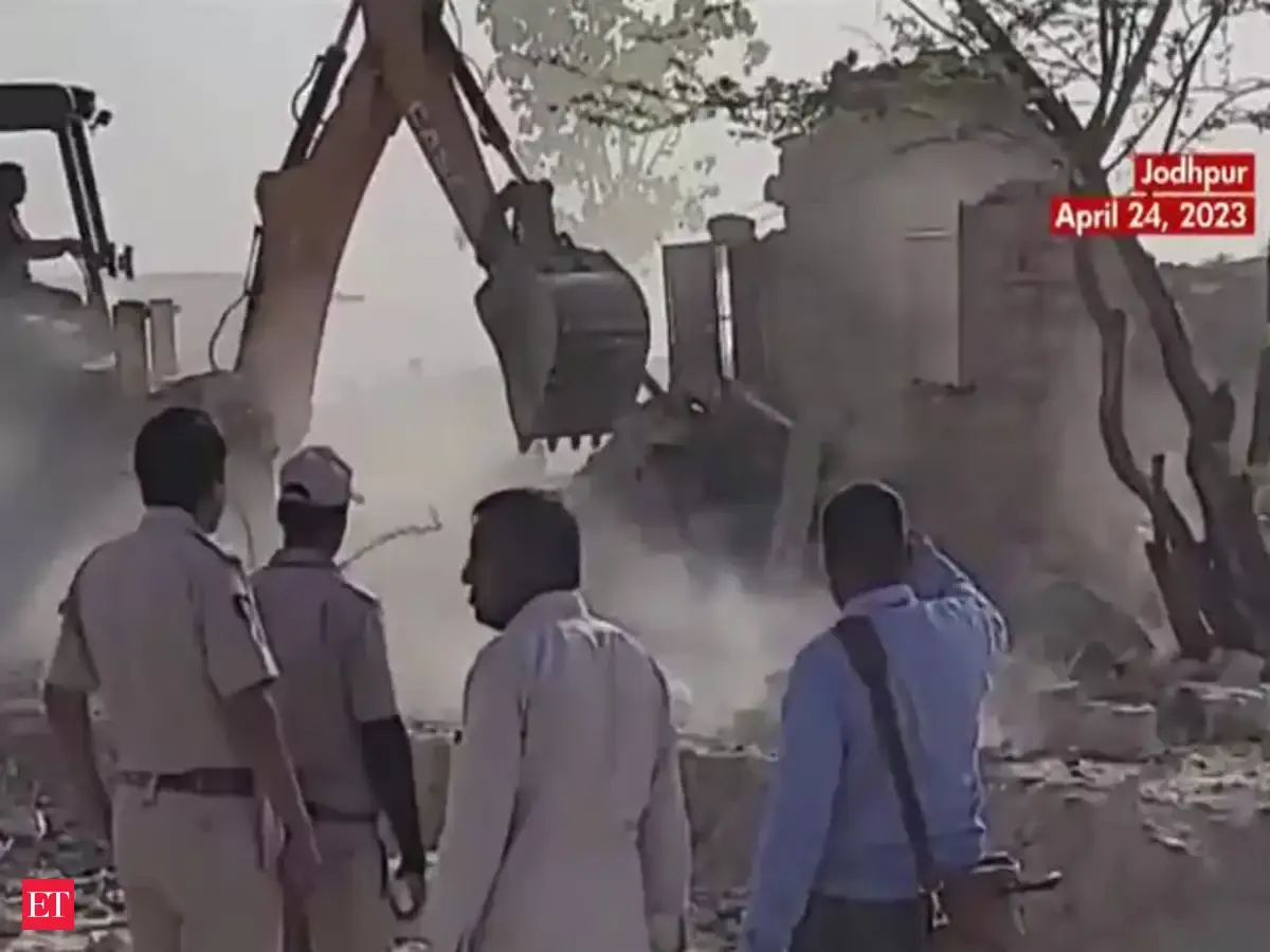 Pakistani Hindus left homeless as Jodhpur Development Authority razed ...