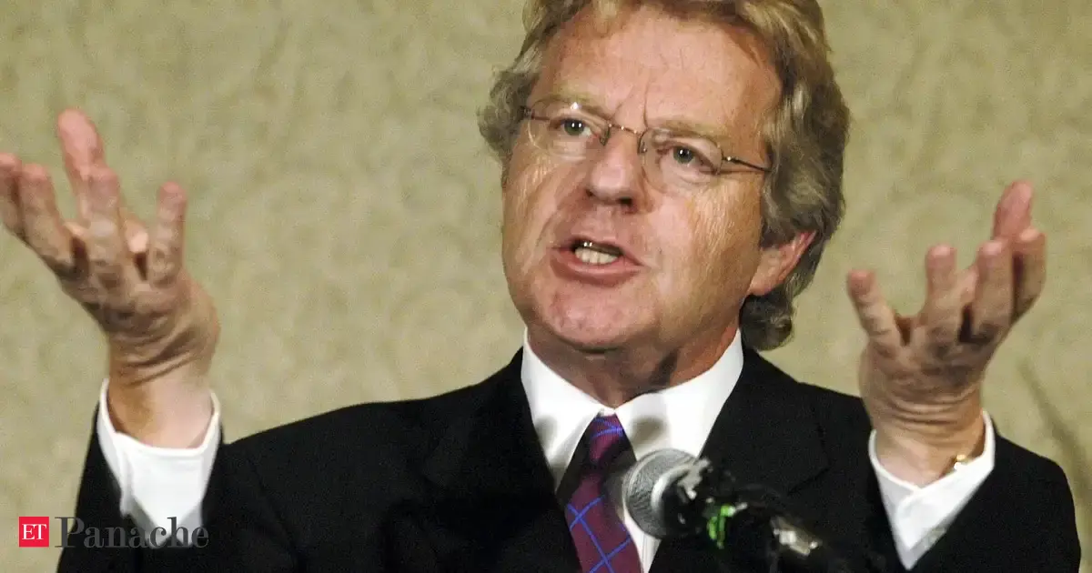 Legendary talk show host Jerry Springer passes away at 79 - The Economic Times
