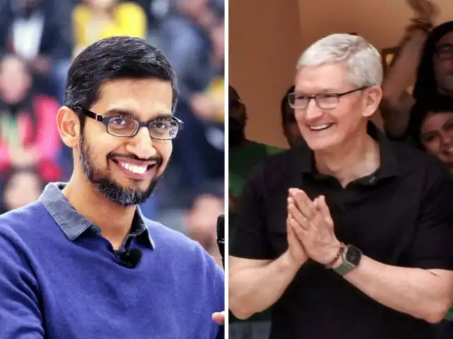 Sundar Pichai | Tim Cook: Why Google CEO Sundar Pichai and Apple CEO Tim Cook fought over 2 IITians