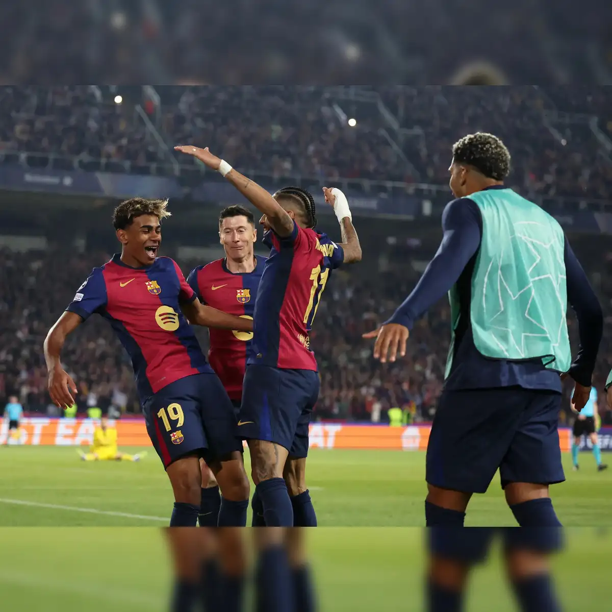 Uefa Champions League Fc Barcelona Can Barcelona Duo Yamal And