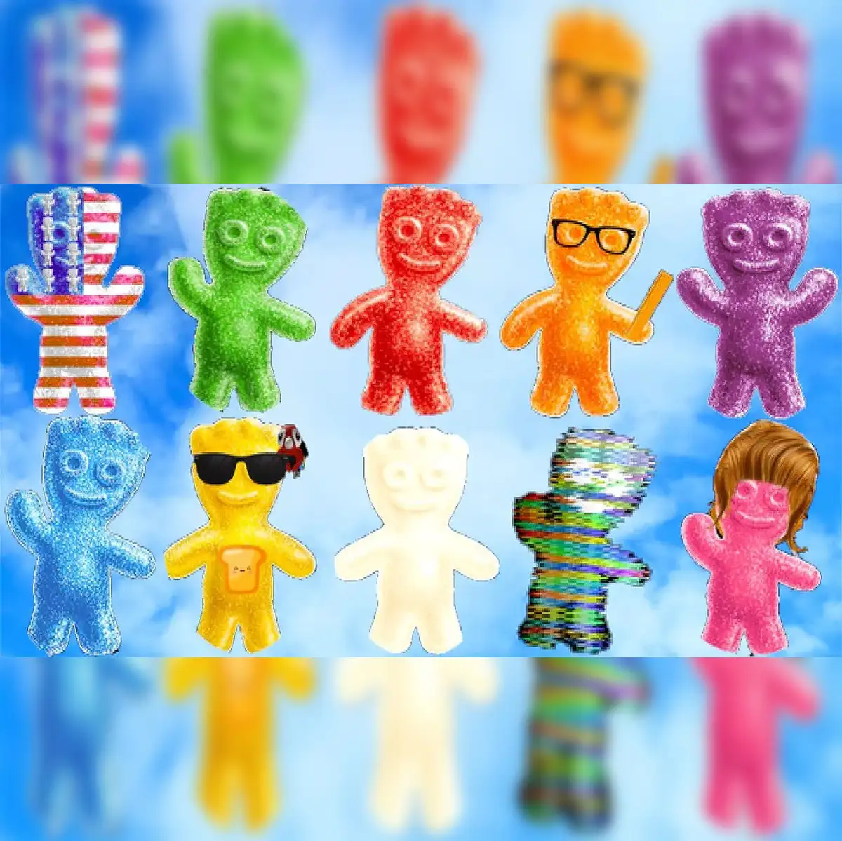Sour Patch Kinder Cartoon IT'SUGAR | POP! Candy Blue Raspberry SOUR