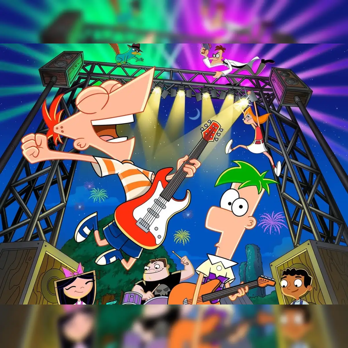 Phineas And Ferb Illuminati Symbolism Phineas And Ferb Drawing, HD Png
