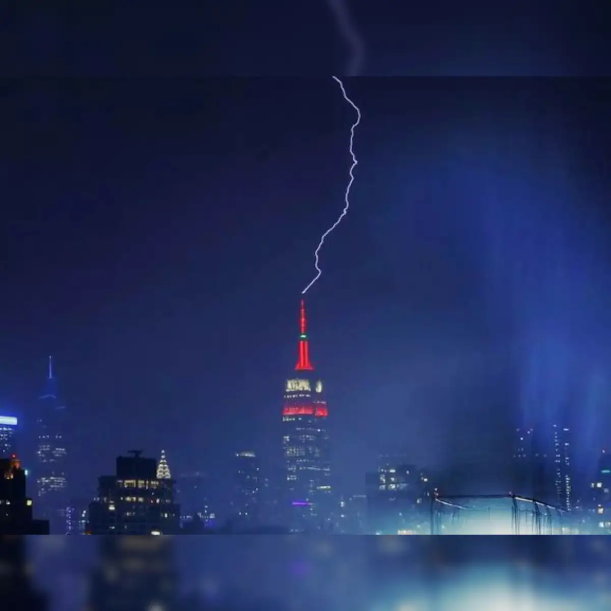 Lightning Over New York