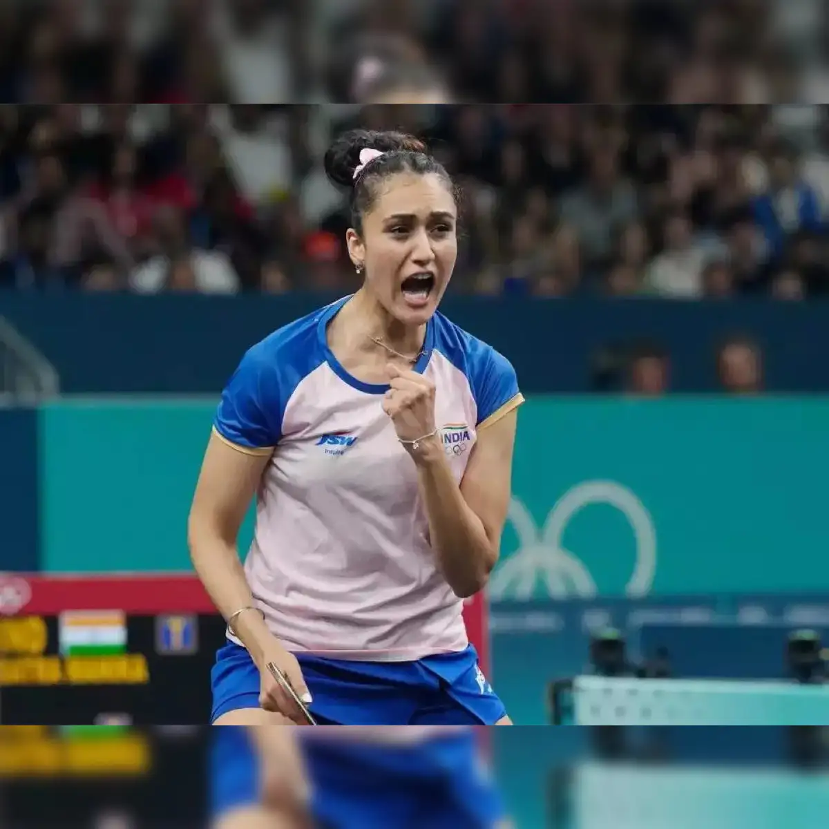 Manika Batra Olympics 2024 Manika Batra becomes first Indian table tennis player to reach round of 16 The Economic Times