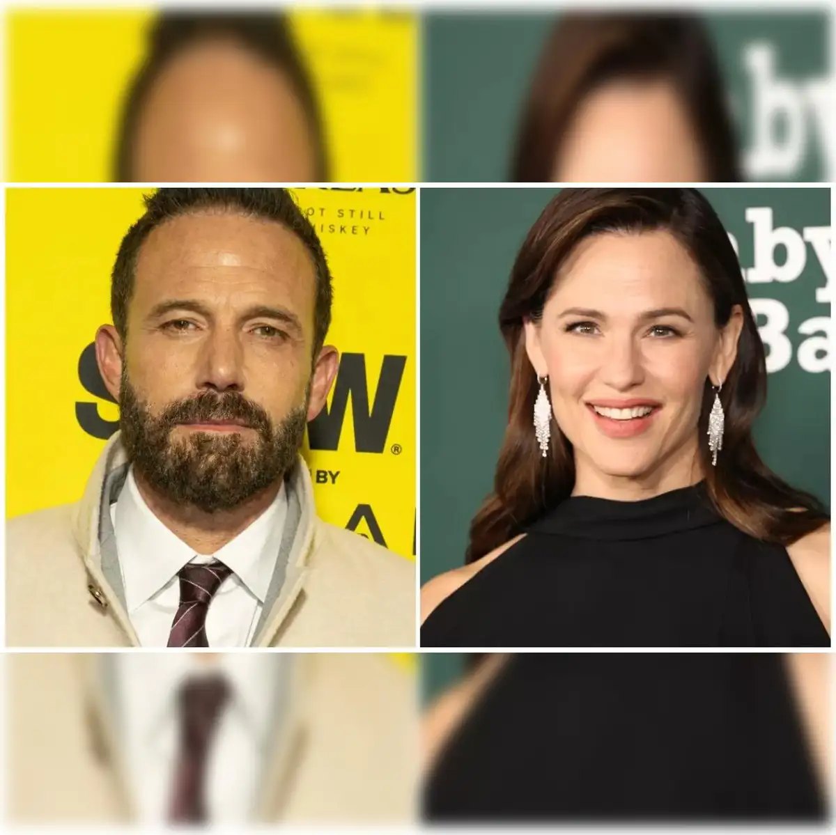 Ben Affleck En Jennifer Garner Rode Loper Jennifer Lopez + Ben