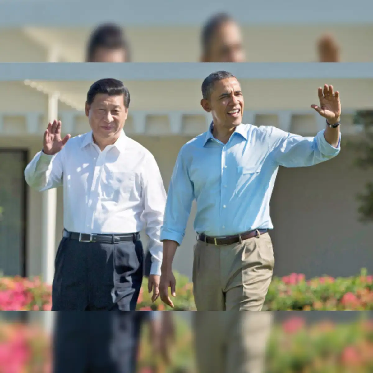 Obama Xi Jinping Cartoon