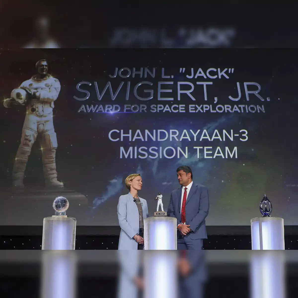 Astronauts Getting An Award