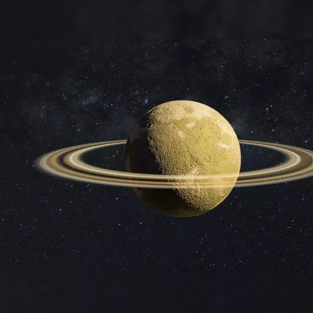 Real Saturn Planet Ring ArtStation What Are Saturn's Ring Made Of?