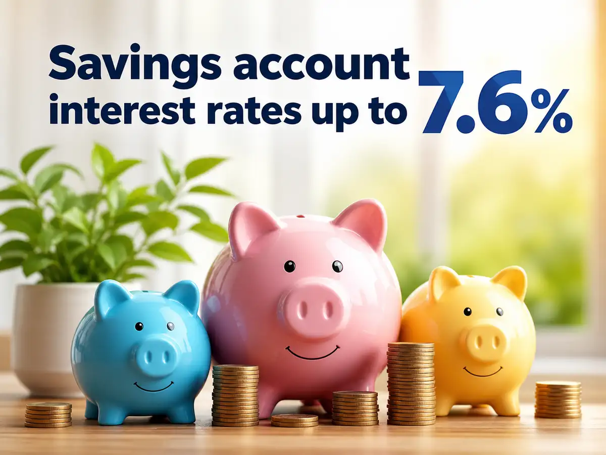 Savings account interest rates up to 7.6%: Check this bank’s revised ...