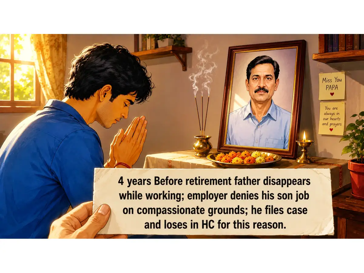 Govt employee missing for over 7 years; son denied compassionate job ...