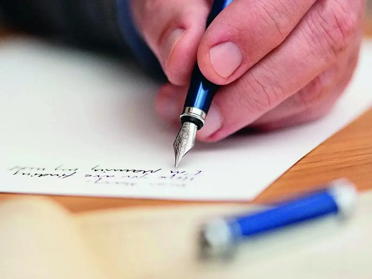 Writing with fountain pen - The Economic Times
