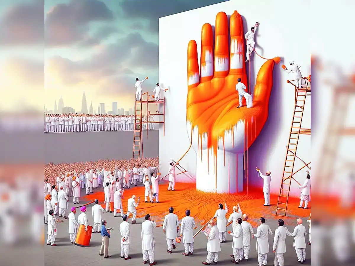 congress: BJP hand in Congress glove - The Economic Times