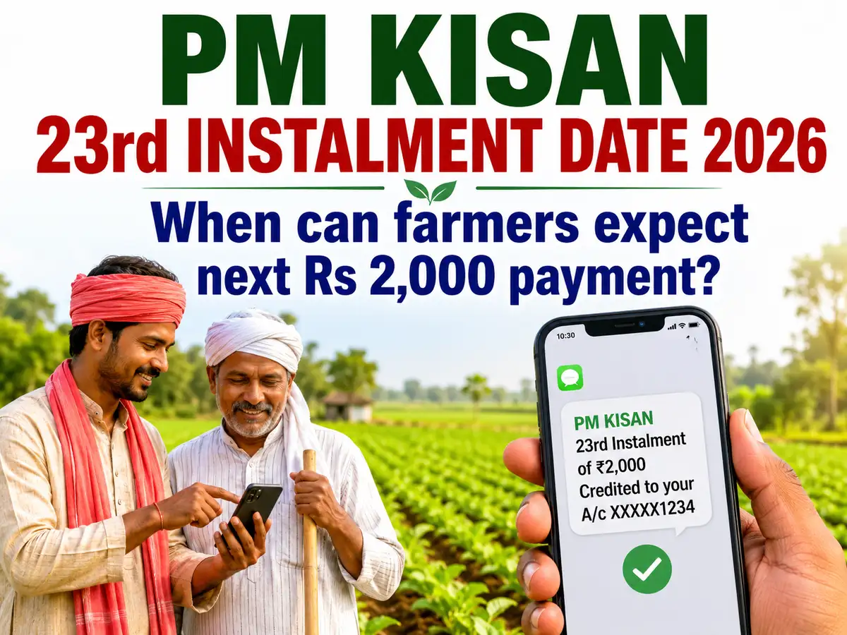 PM Kisan 23rd instalment date 2026: When can farmers expect next Rs ...
