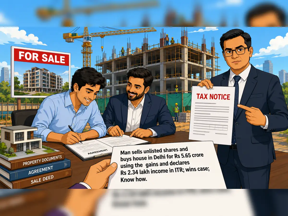 Man sold unlisted shares, bought Rs 5.65 cr house, faced income tax ...