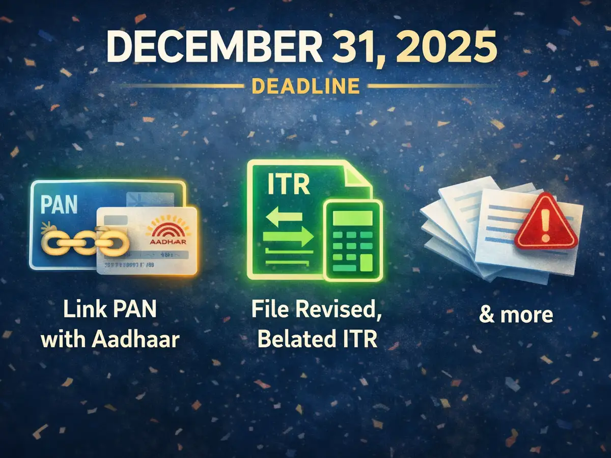 December 31, 2025 deadline: Last day to link PAN with Aadhaar, file ...