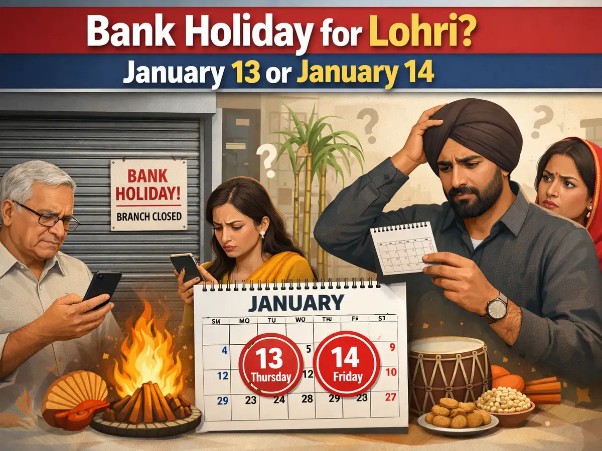 Bank holiday today for Lohri: When are banks closed for Lohri, January ...