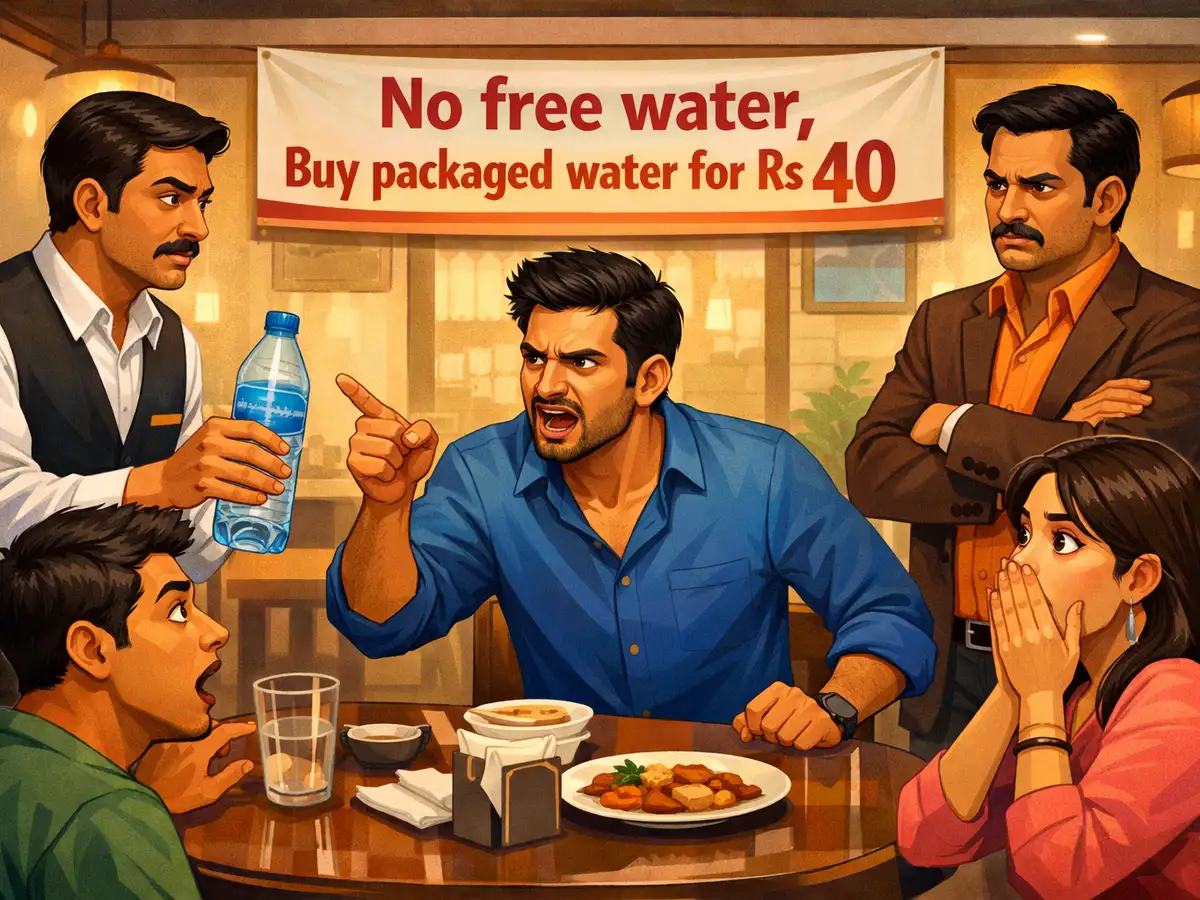 Denied free drinking water, forced to buy Rs 40 bottle: Man sues ...