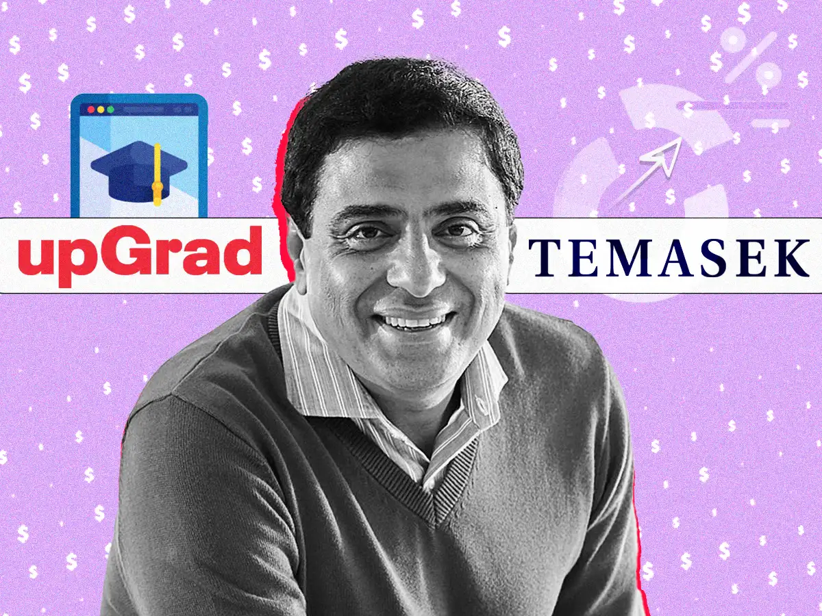 Upgrad: Upgrad secures $60 million from Temasek at $2.25 billion valuation - The Economic Times