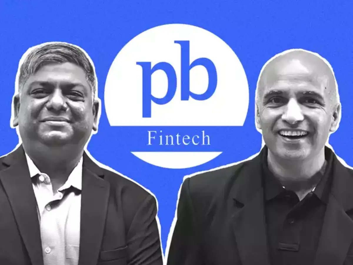 PB Fintech shares lose post-result gains amid markets' downturn - The ...