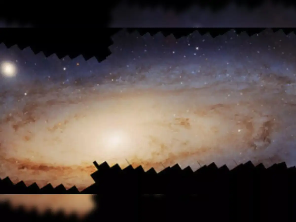 Andromeda Galaxy In The Night Sky