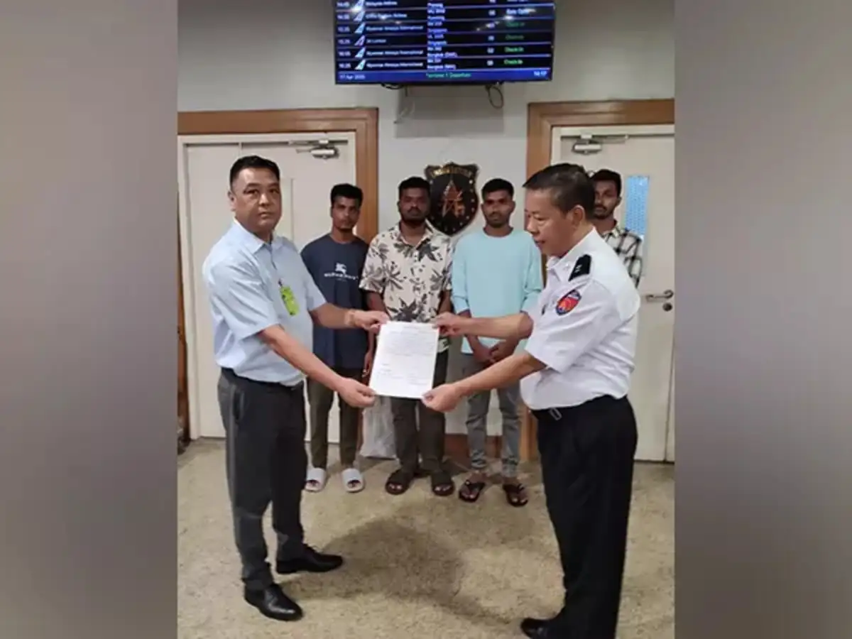 Myanmar: 4 Indians trapped in Myawaddy scam repatriated, Embassy issues ...