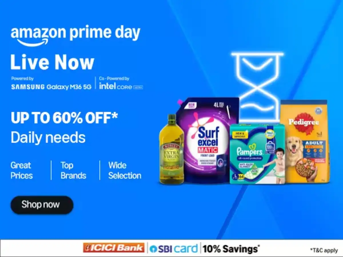 Amazon Prime Day 2025 is LIVE- Save Big on Everyday Essentials ...