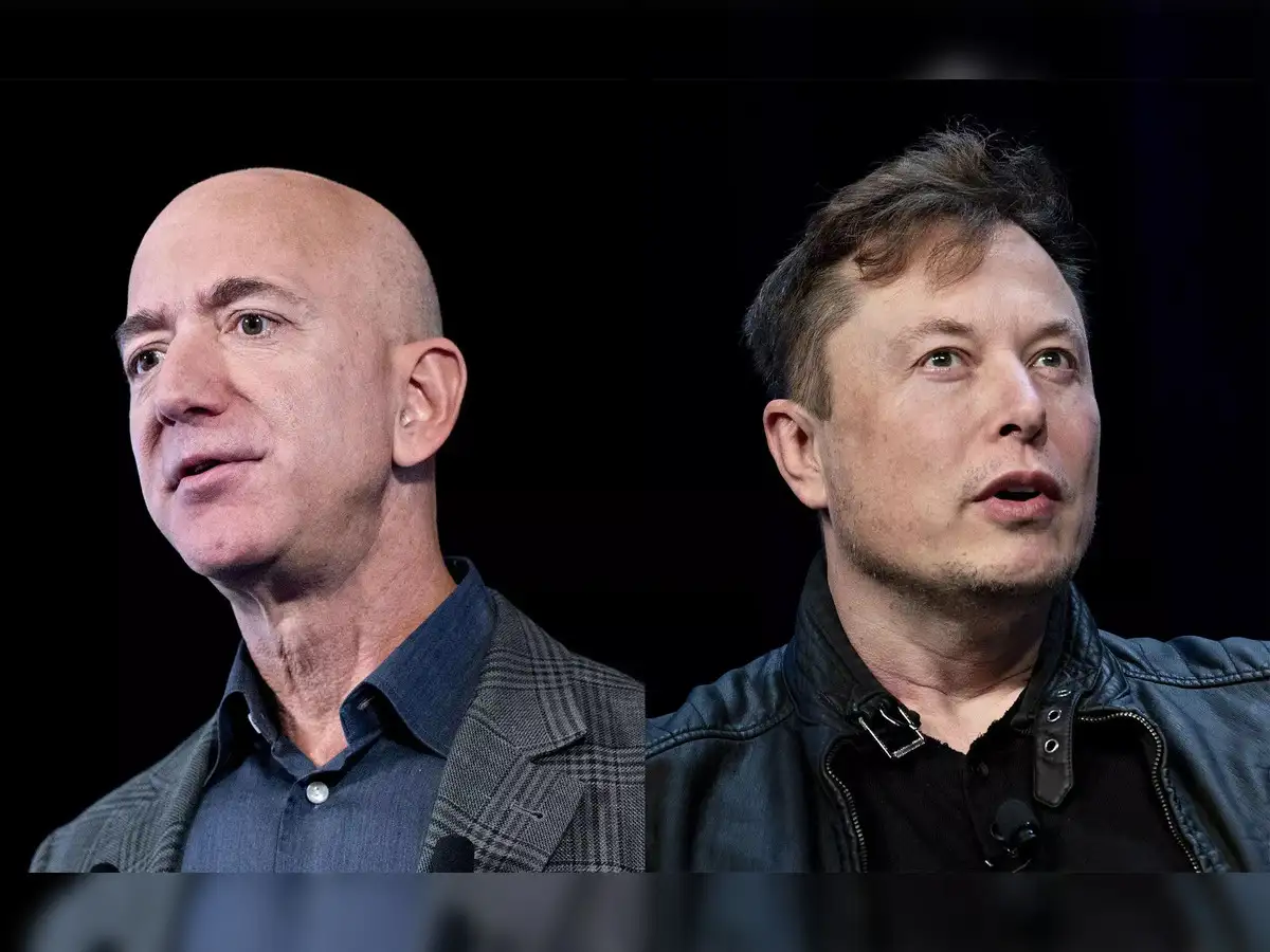 Elon Musk | Jeff Bezos: Elon Musk and Jeff Bezos are now worth almost ...