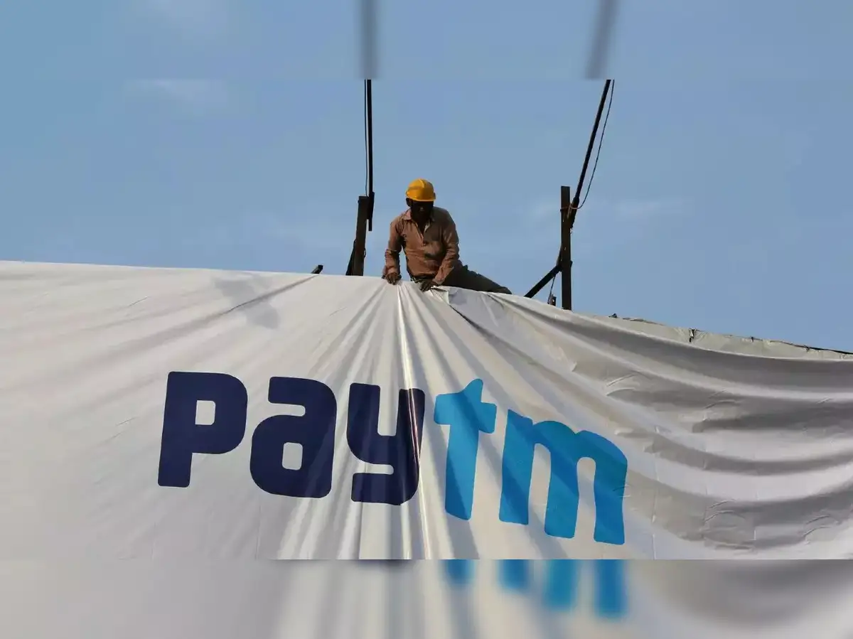 paytm: Shares of Paytm parent fall as much as 19% - The Economic Times
