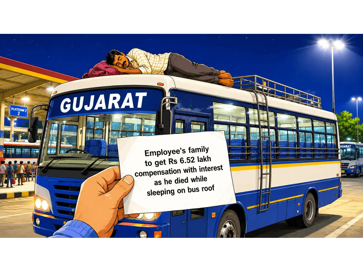 Employee died after falling from bus roof while sleeping due to lack of ...