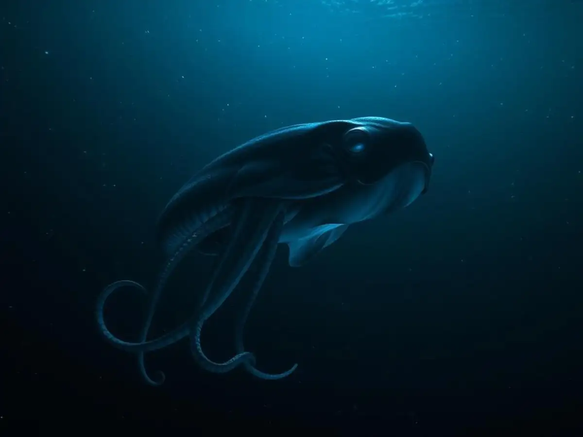 Colossal Squid Real Photo