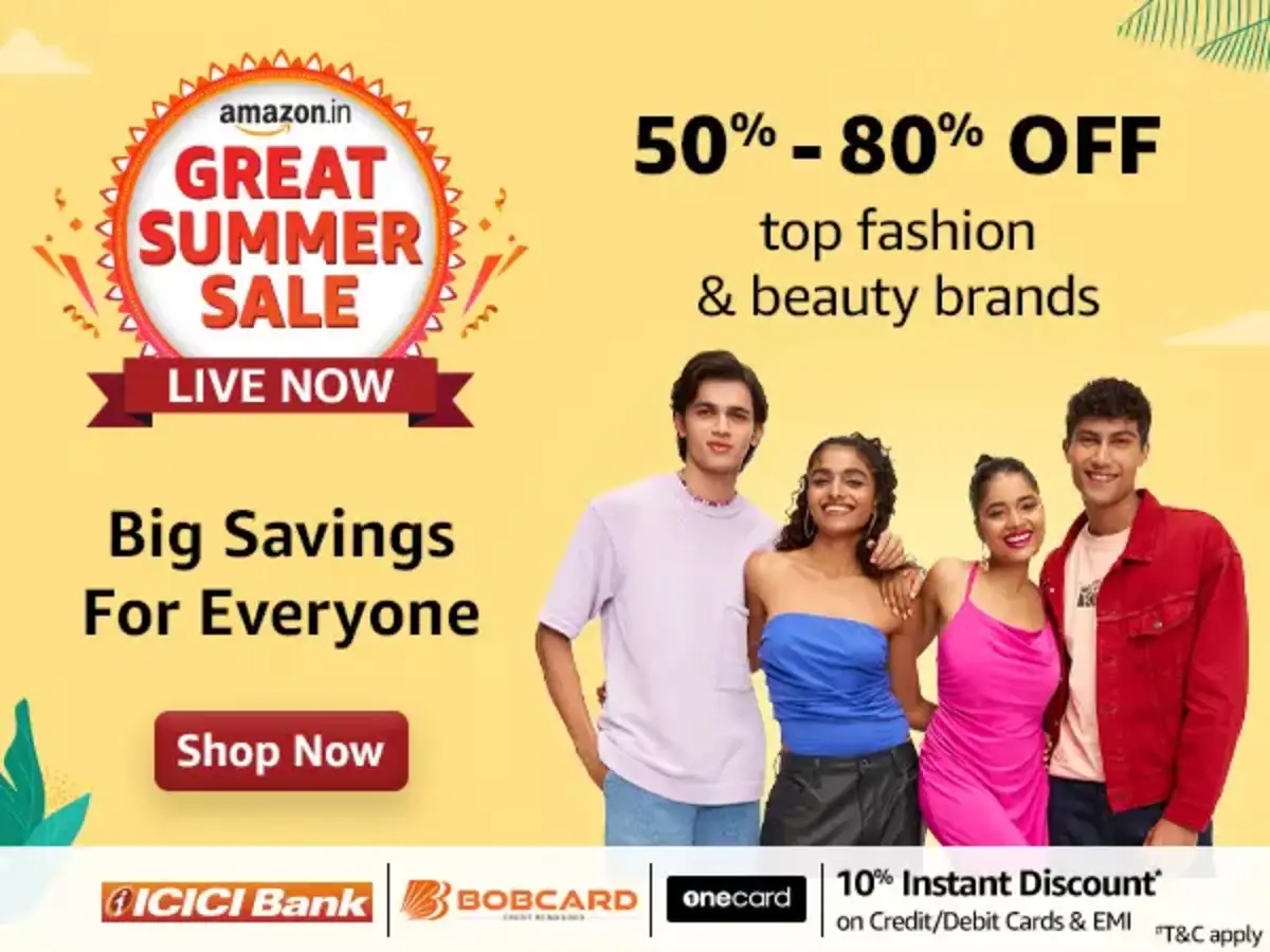 Amazon Sale Amazon Great Summer Sale 2024 Save Big on Fashion Essentials The Economic Times