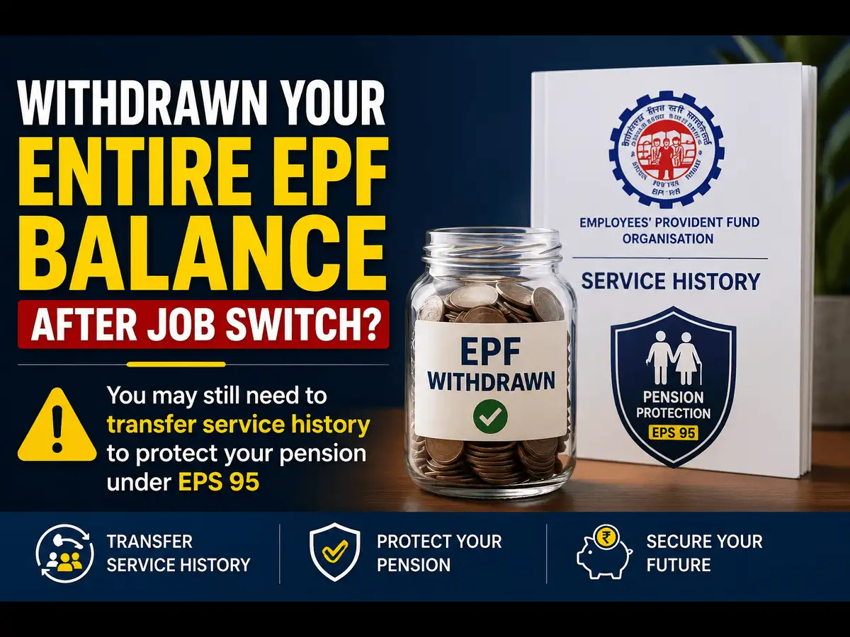 Withdrawn your entire EPF balance after a job switch? You may still ...