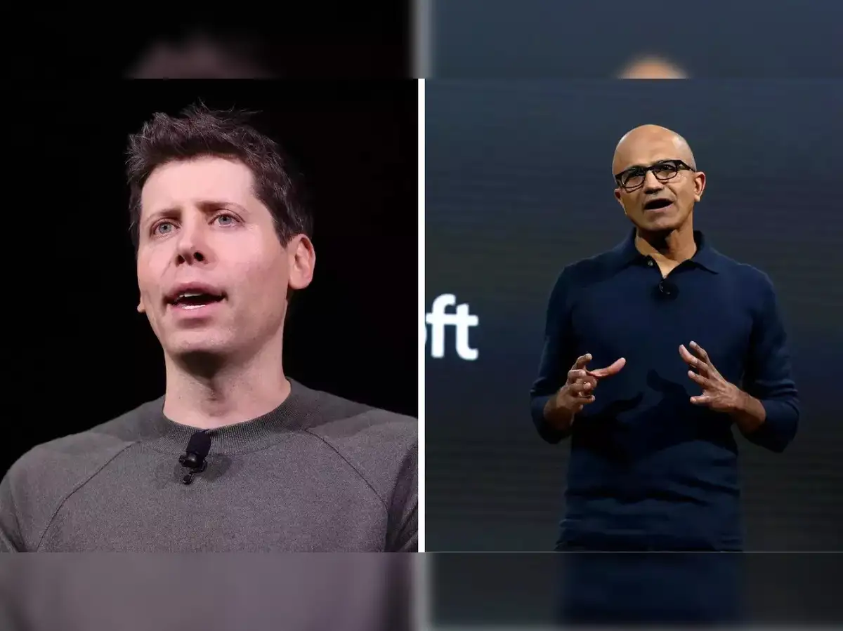 satya nadella sam altman: Microsoft CEO Satya Nadella signals ...