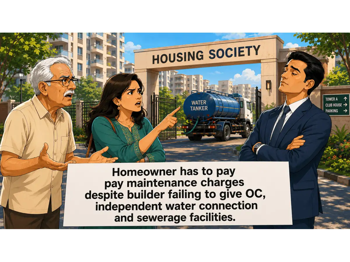 Homeowner having possession must pay maintenance charges even if ...
