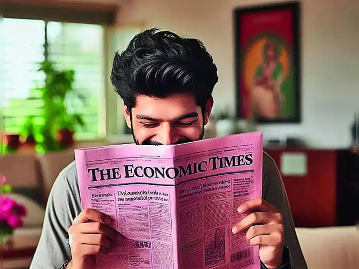 Smell of fresh newspaper - The Economic Times