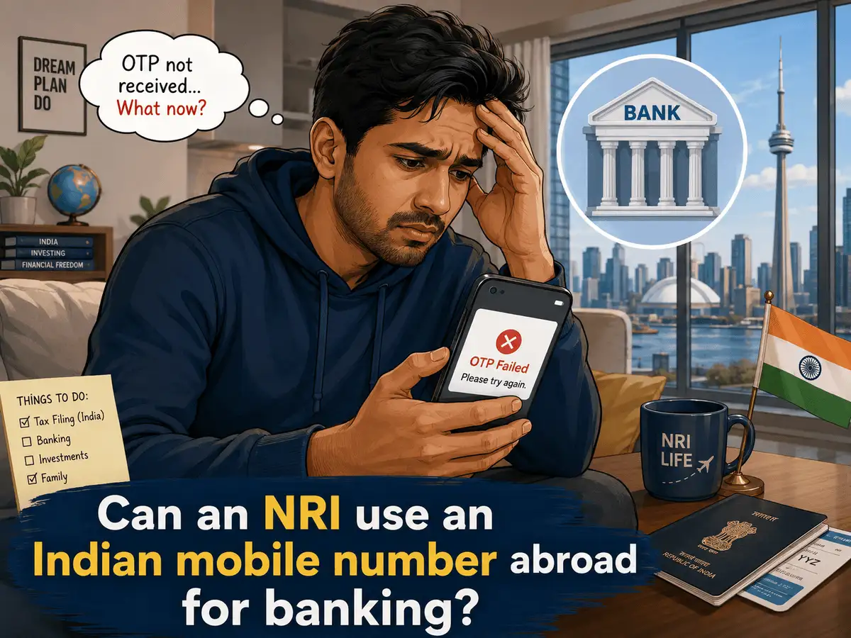 NRIs can use Indian mobile numbers abroad for banking by managing OTP ...