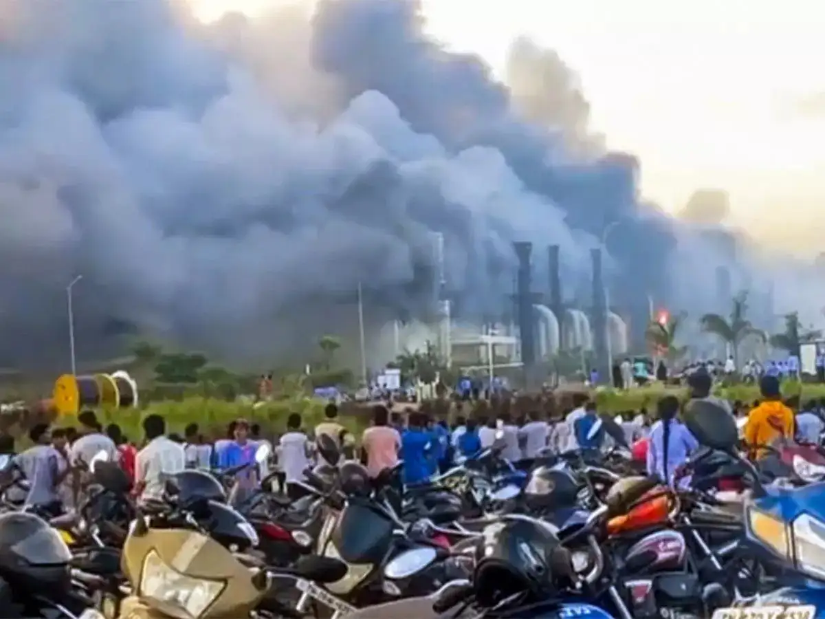 tata electronics fire: Tata Electronics to partially resume work at ...