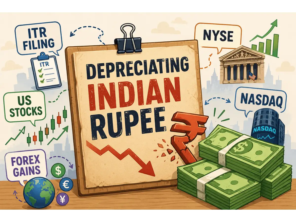 Invested in US stocks directly and made forex gains due to depreciating ...