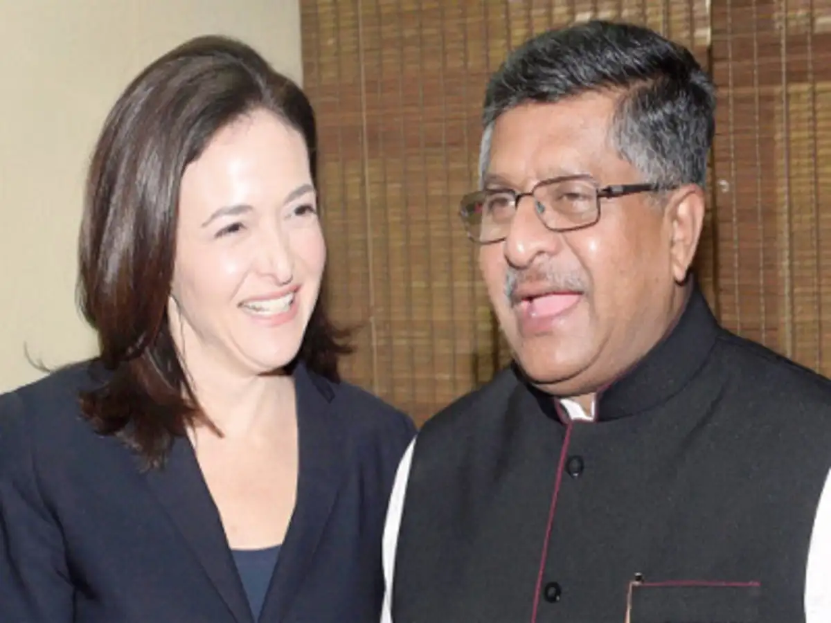 Infosys: Facebook, TCS leaders meet Communications and IT Minister Ravi ...