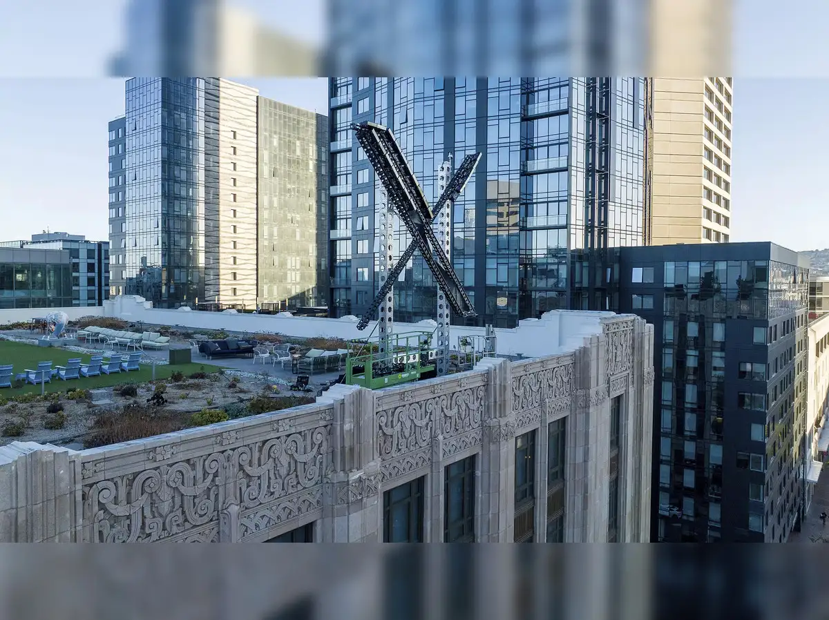 san francisco: 'X' logo installed atop Twitter building, spurring San ...