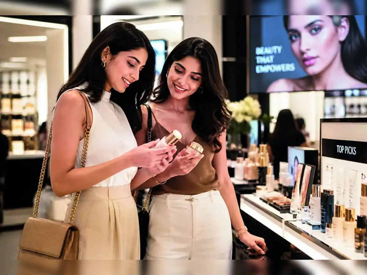 Why India’s beauty shoppers scroll more but still buy offline - The ...