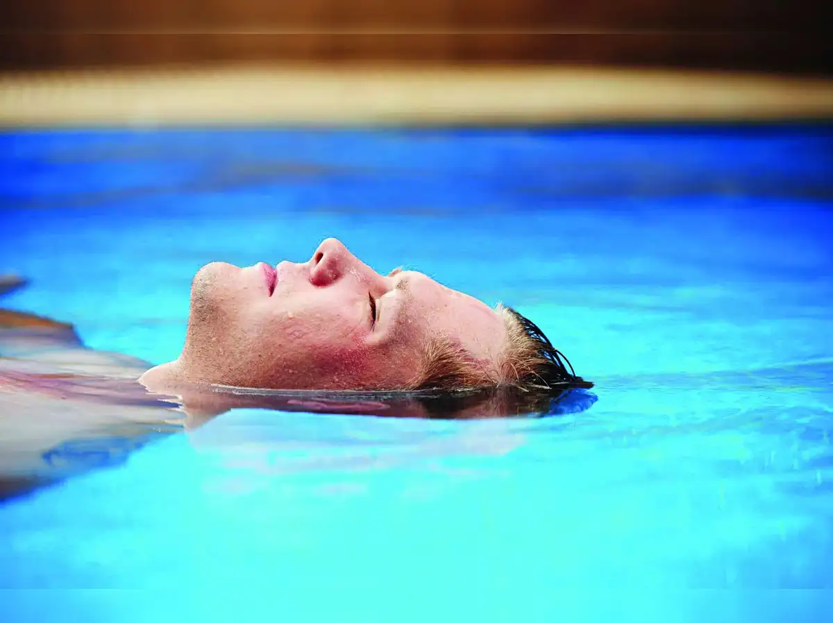 Floating in the pool - The Economic Times