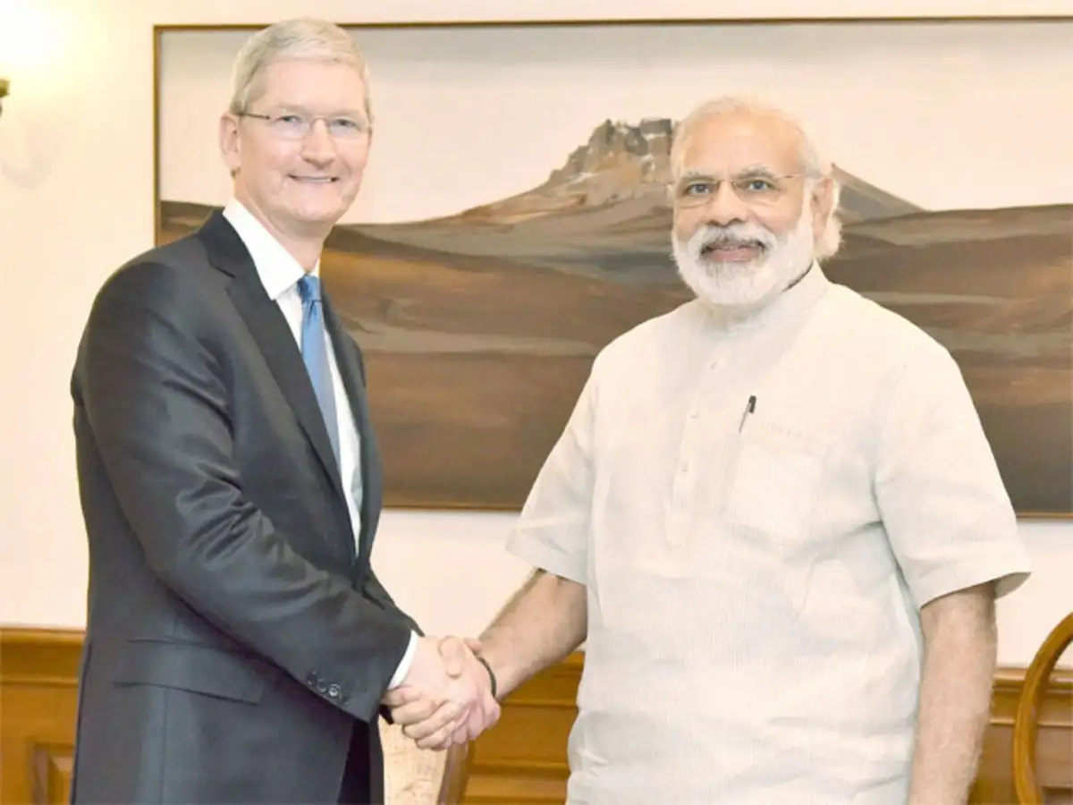 Apple CEO Tim Cook tells PM Narendra Modi of possibility of ...