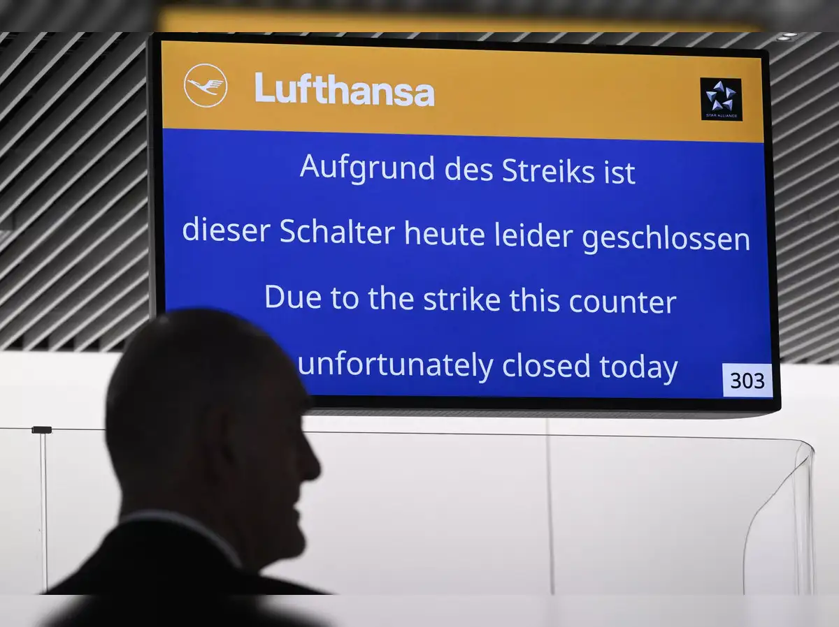 Lufthansa strike hits air travel for second time this month - The Economic Times