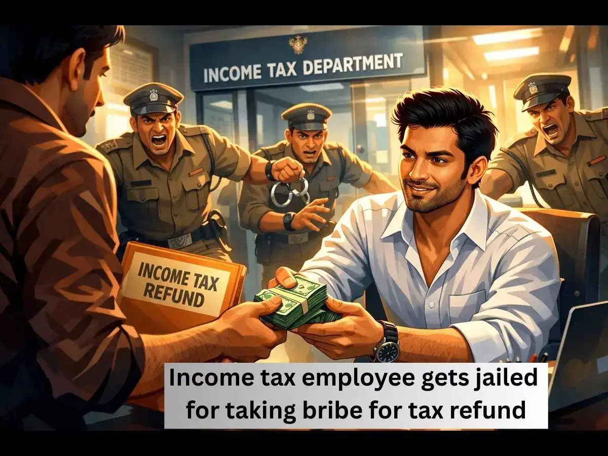 Income tax employee got 1-year jail as CBI caught him taking Rs 600 ...